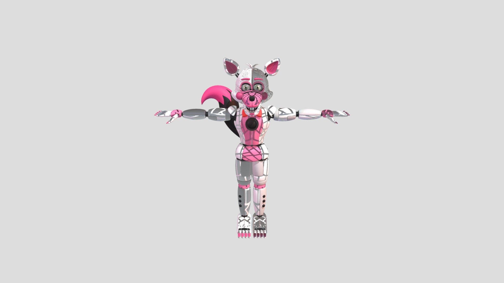 Funtime Foxy - 3D model by RandomFnafUserlol (@RandomUserlololol ...
