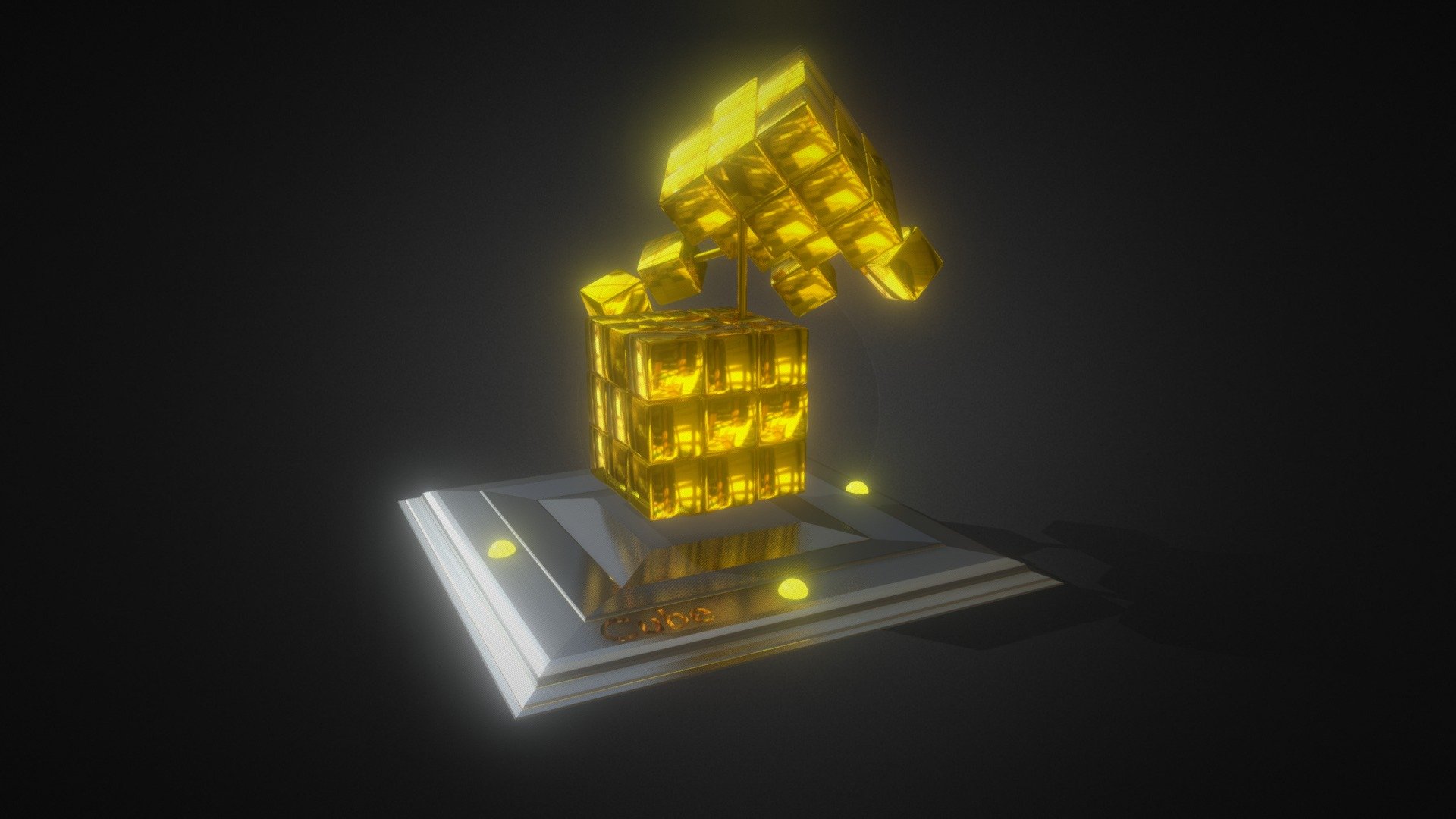 Magic Cube Ornament - Download Free 3D model by Olba Hodric ...
