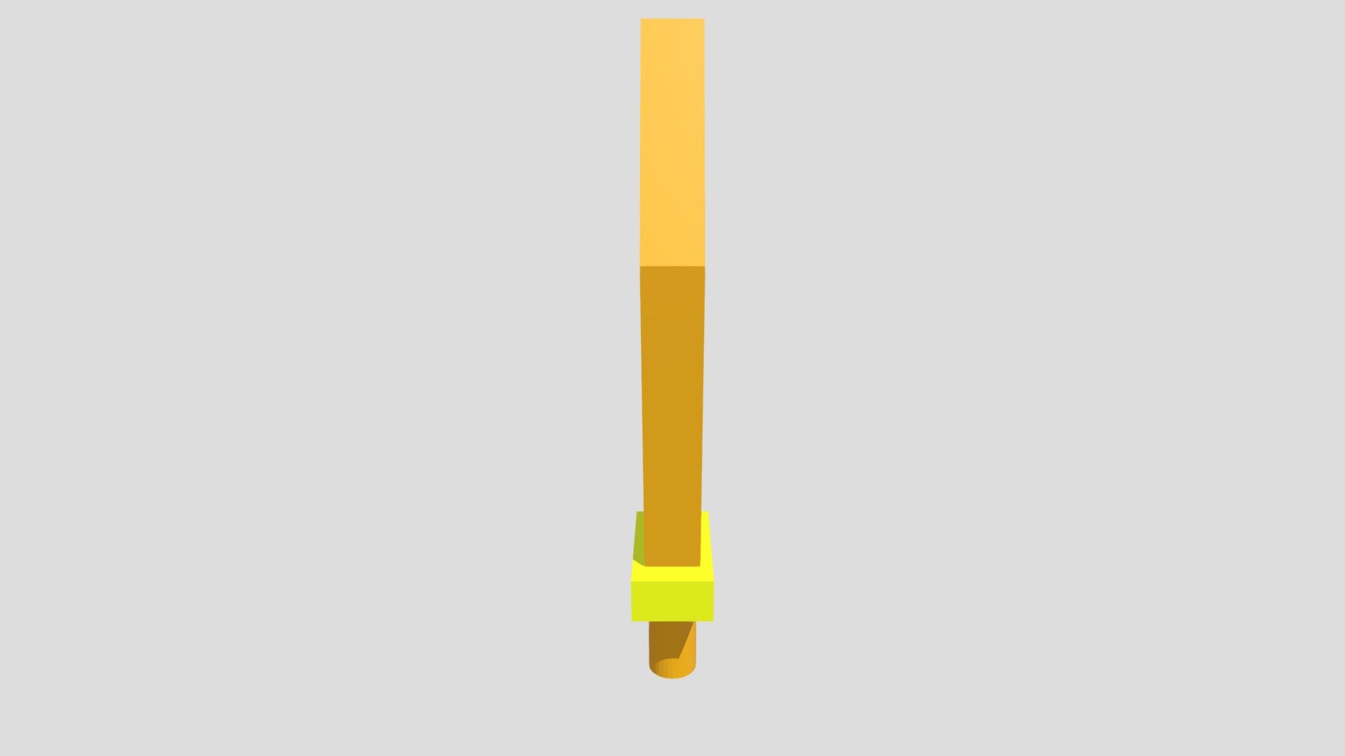 yellow sword - 3D model by legame222 [11b1b95] - Sketchfab