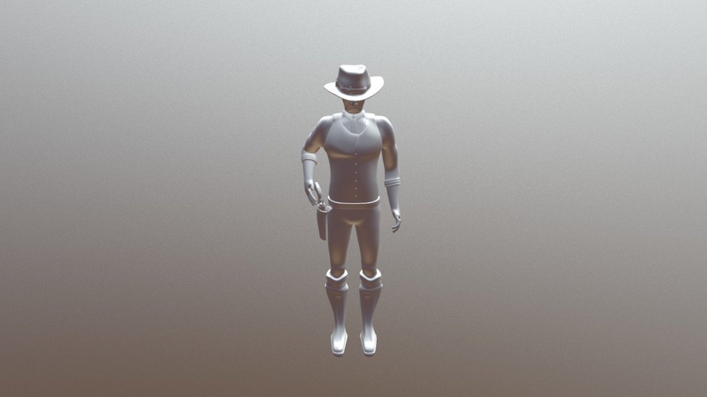 Cowboy 3D Model - 3D model by Javier Martín Hidalgo (@Jj.Mmhh) [11b4dbe ...
