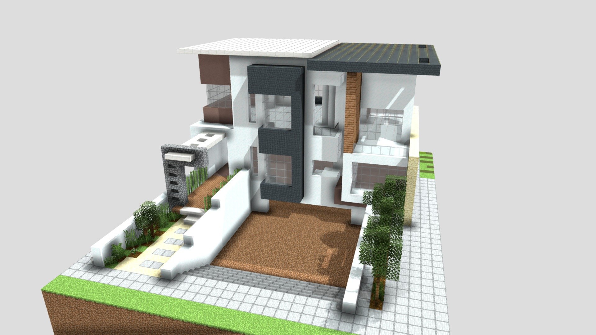 Minecraft Modern House - Download Free 3D model by jar (@jar9th ...