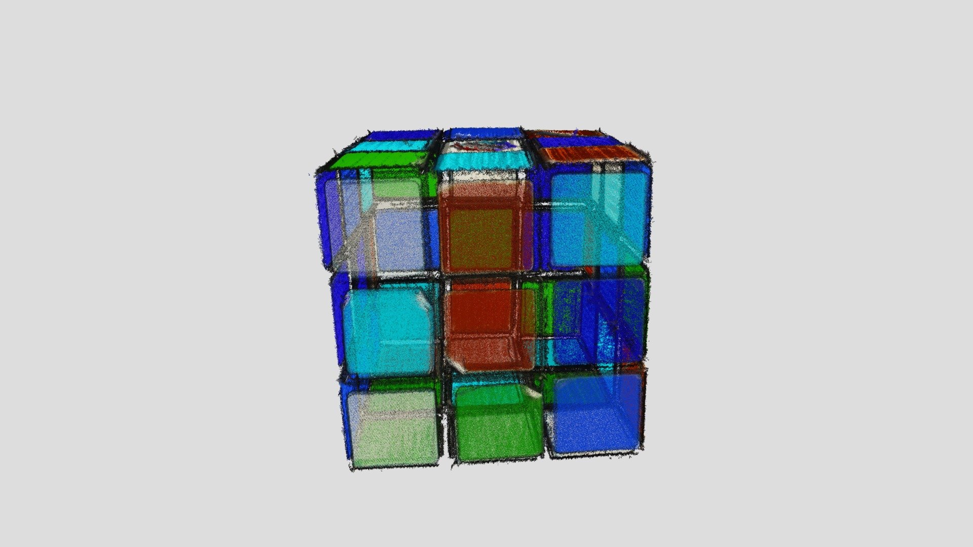 Kostka subsampled - 3D model by oldaczek [11b8052] - Sketchfab