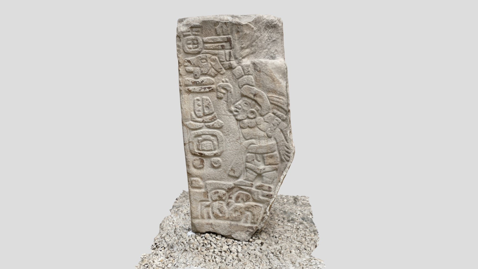 Zapotec Stelae | Monte Alban - Download Free 3D model by sabster ...