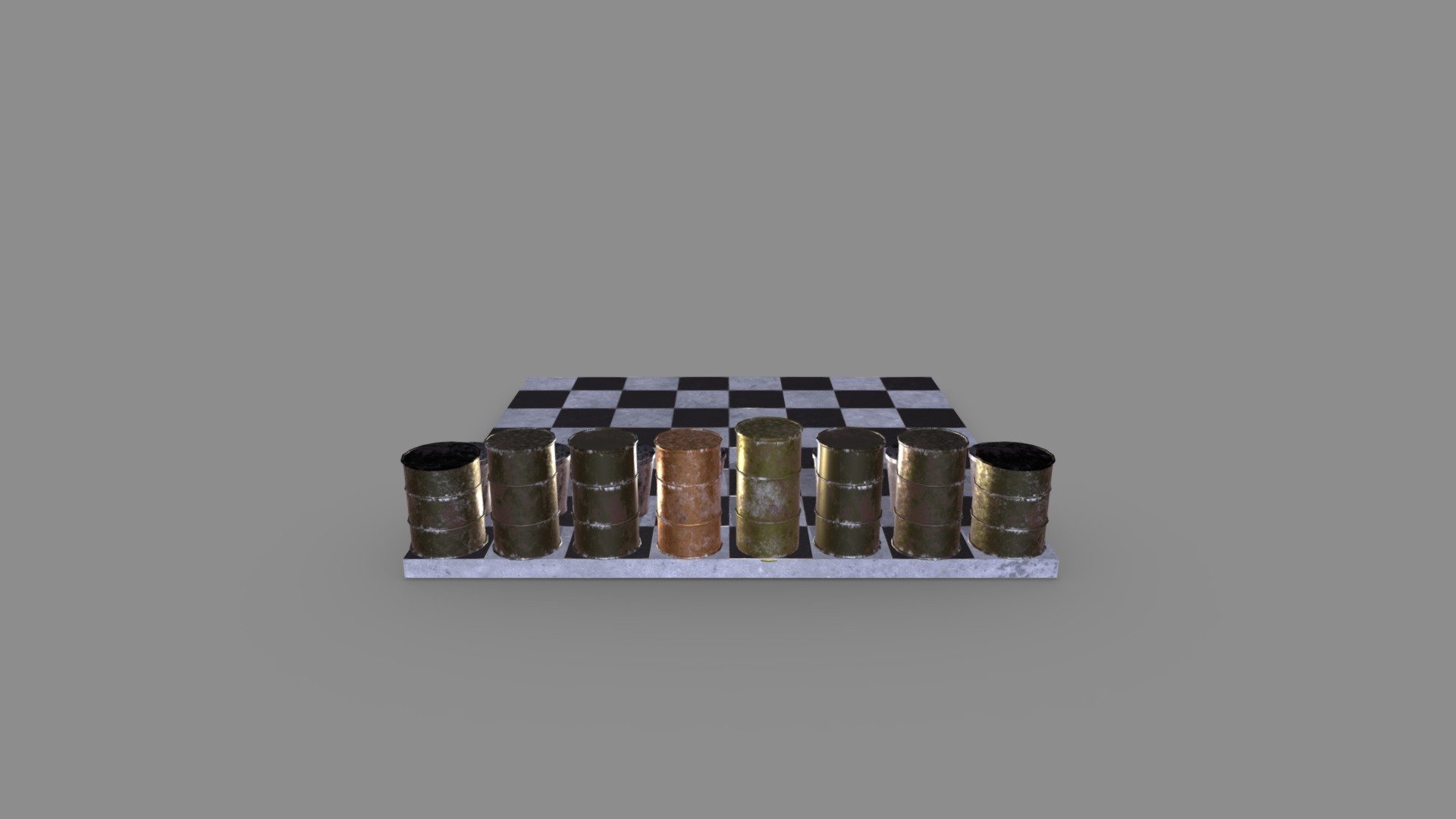 Grunge Chess Set - White - Download Free 3D model by SuzannePeterson ...