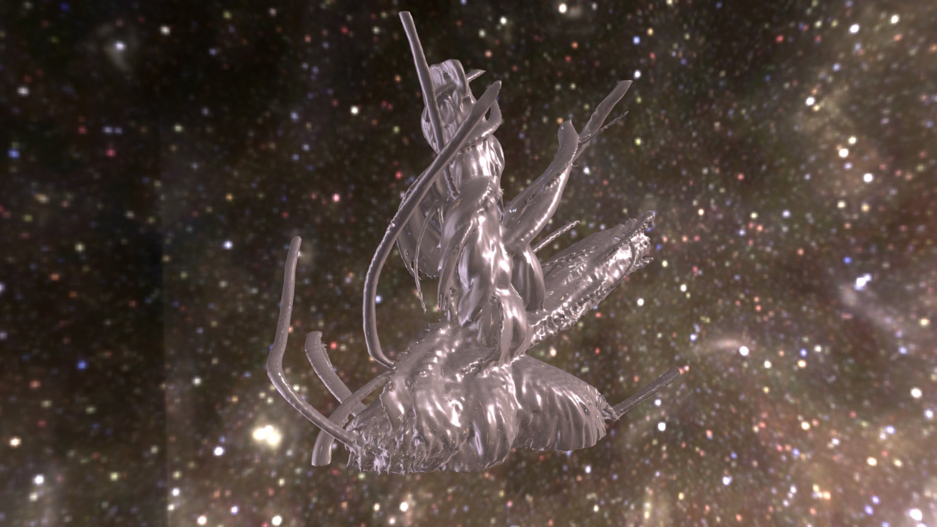The “Galactic Merger Tree” - Download Free 3D model by Corentin Cadiou ...