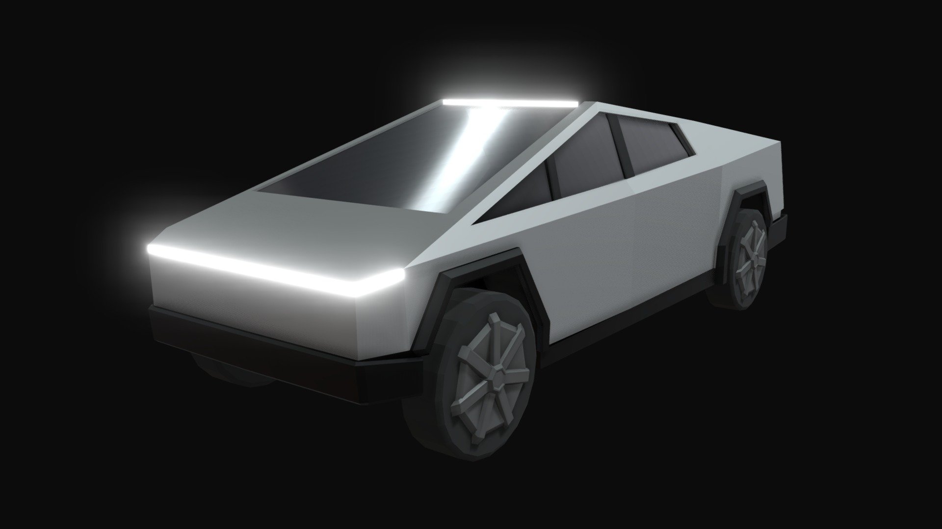 Tesla Cybertruck Low Poly - Buy Royalty Free 3D model by Bundem Games ...
