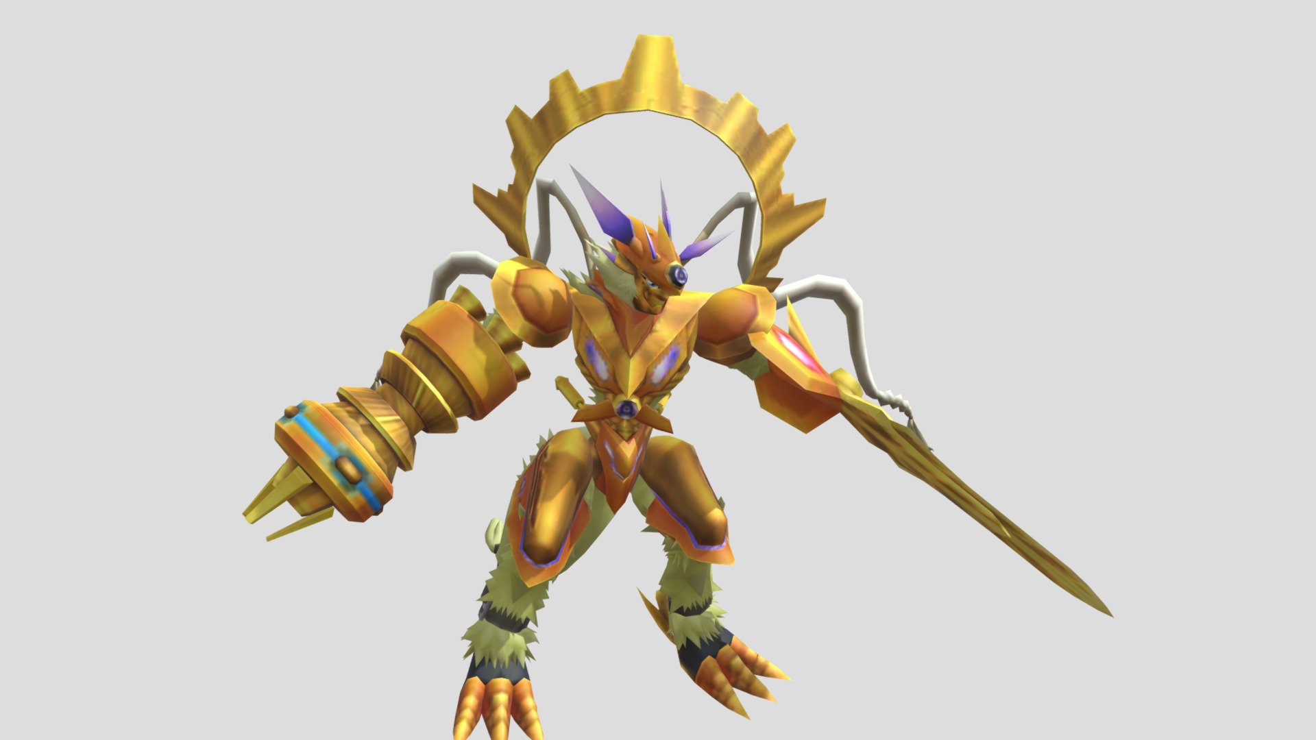Rebootmon - Download Free 3D model by Analogman [11c013f] - Sketchfab