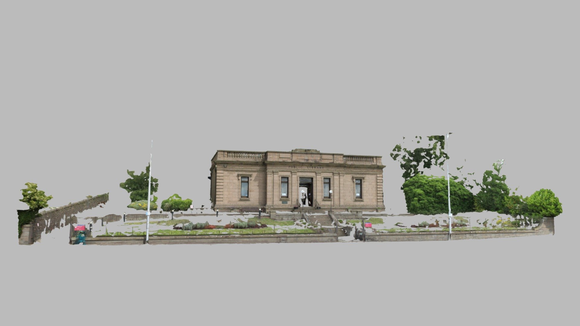 Scotland: Broughty Ferry, Library - Download Free 3D model by Daniel ...