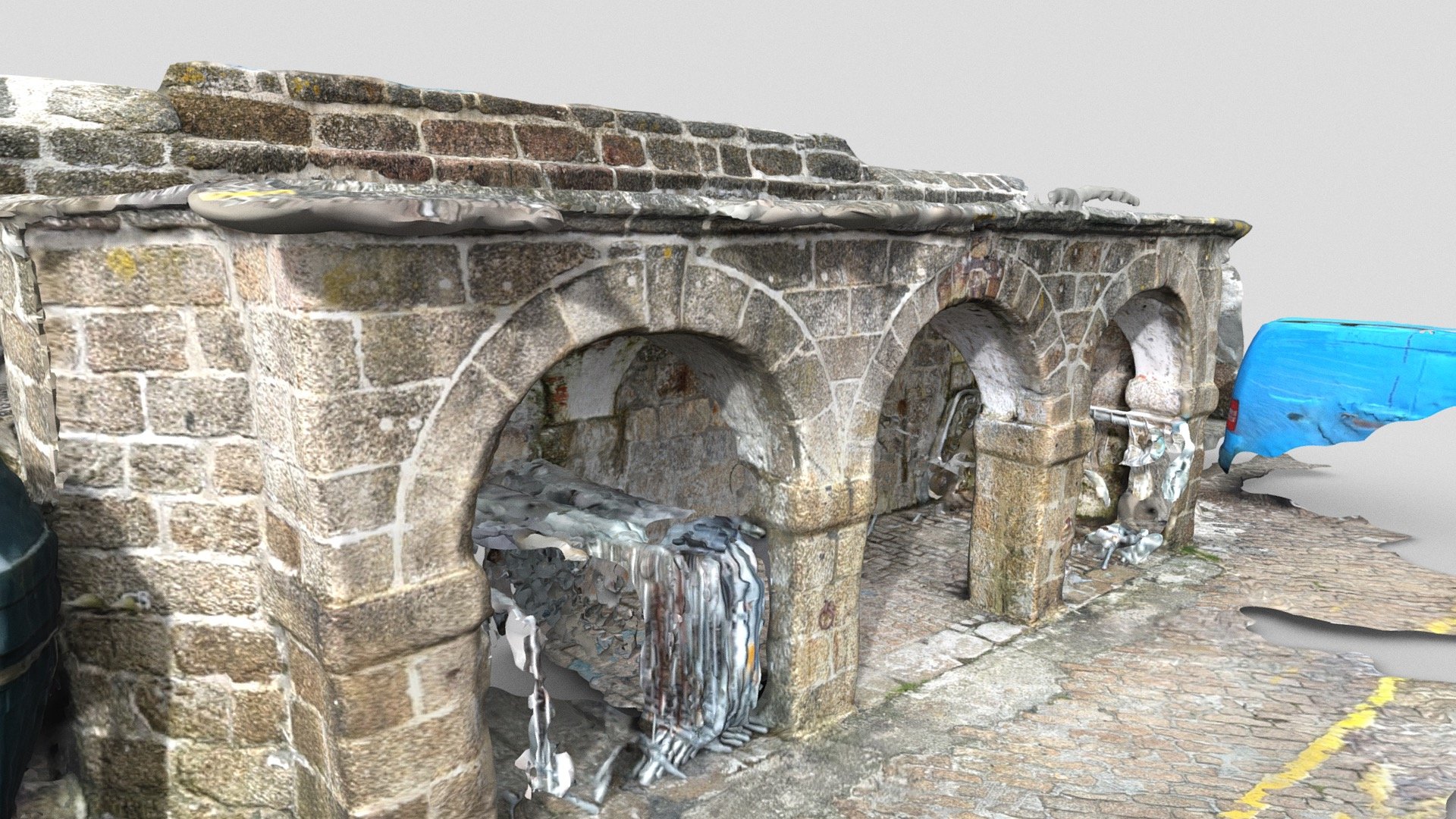 Shelter, Penzance South Pier - Polycam mesh - 3D model by Tom Goskar ...