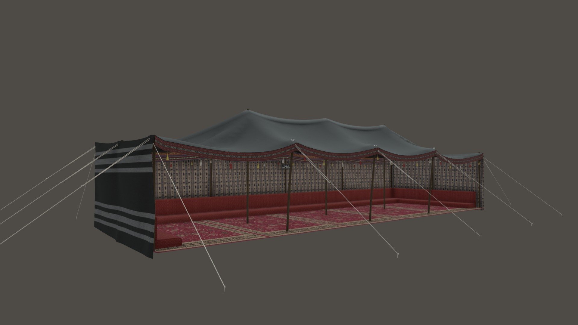 Arabic tent - Download Free 3D model by Fahd Alatwi (@ksa2030) [11c2bd9 ...