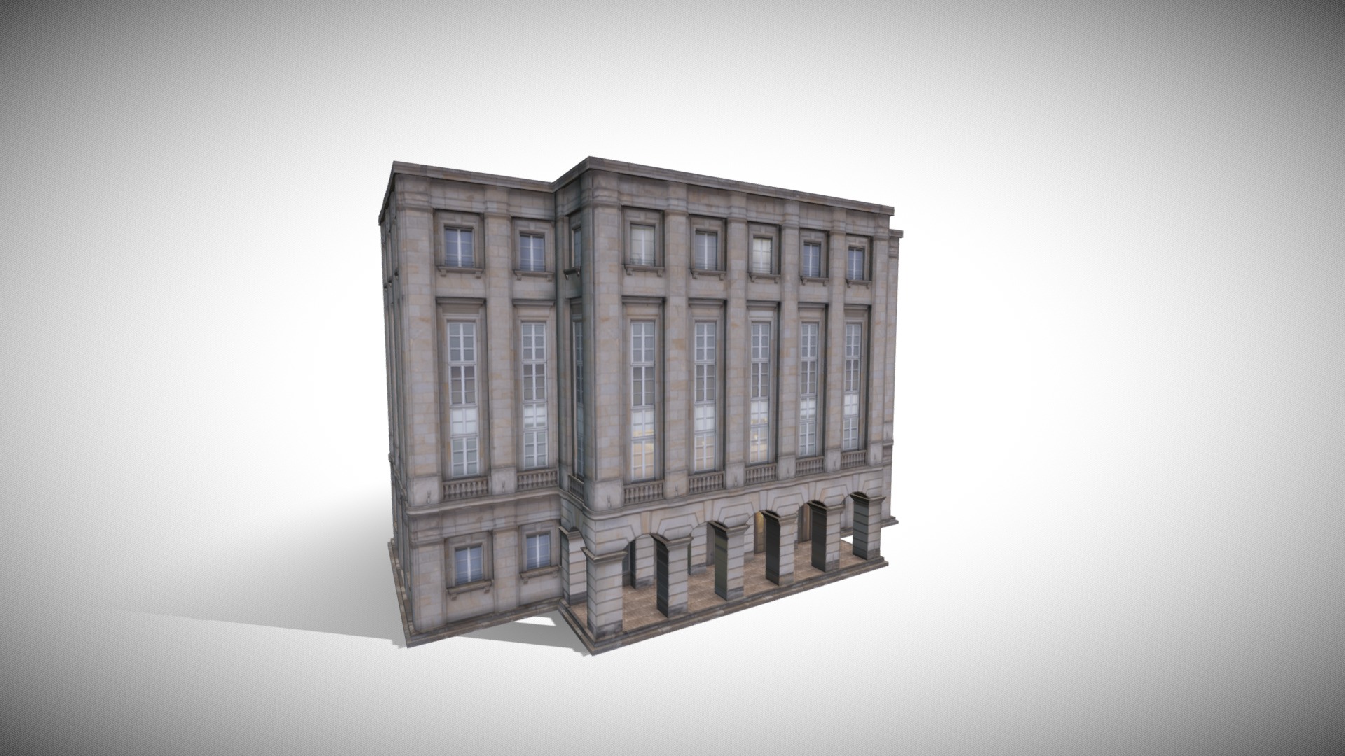 old Building - 3D model by Frank Rennau (@rennau) [11c515a] - Sketchfab