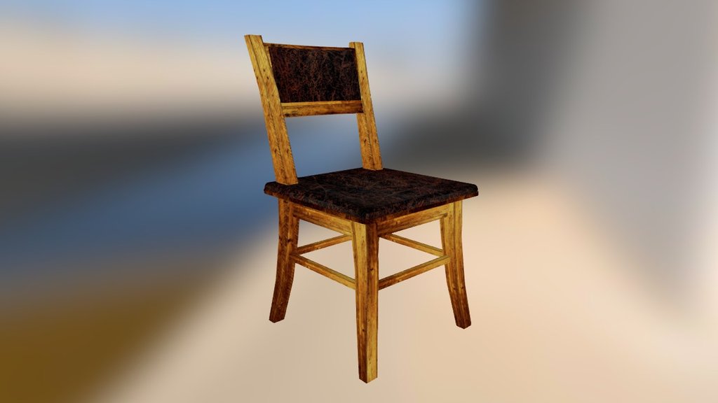 Kitchen Chair - 3D model by eQueZ [11c51fa] - Sketchfab