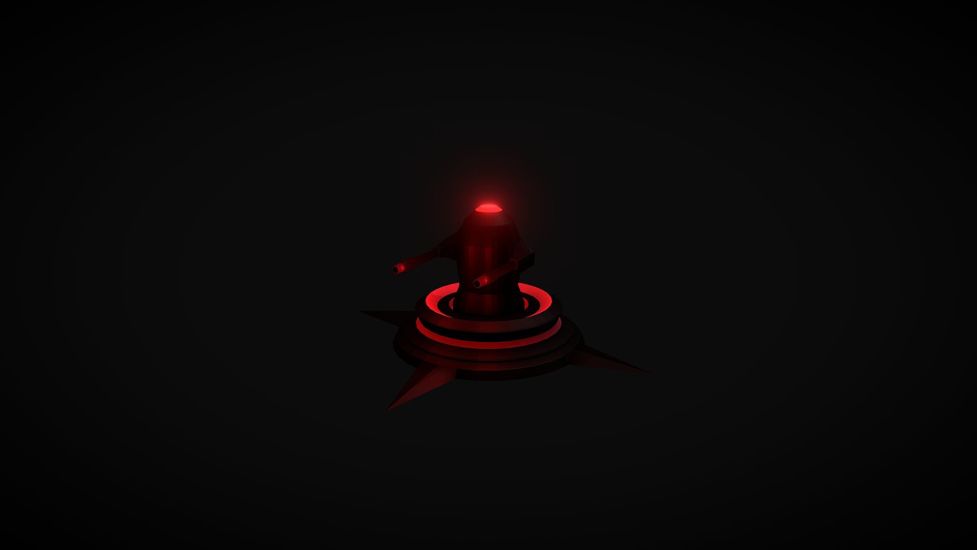 Futuristic Laser Turret - Download Free 3D model by dougwebgames ...