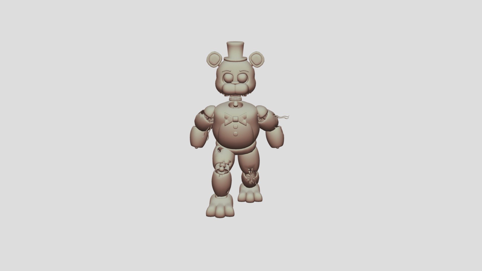 ignited-freddy-walking - 3D model by cadencolon937 [11c7281] - Sketchfab