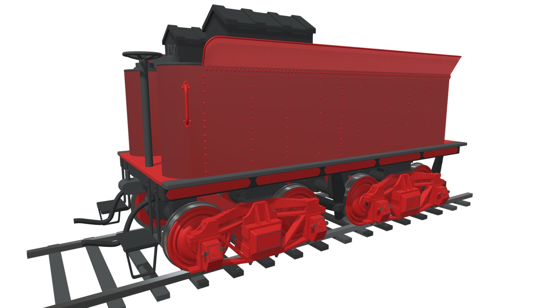 Steam Locomotive Tender - Buy Royalty Free 3D model by 3DHorse [11c75e9 ...