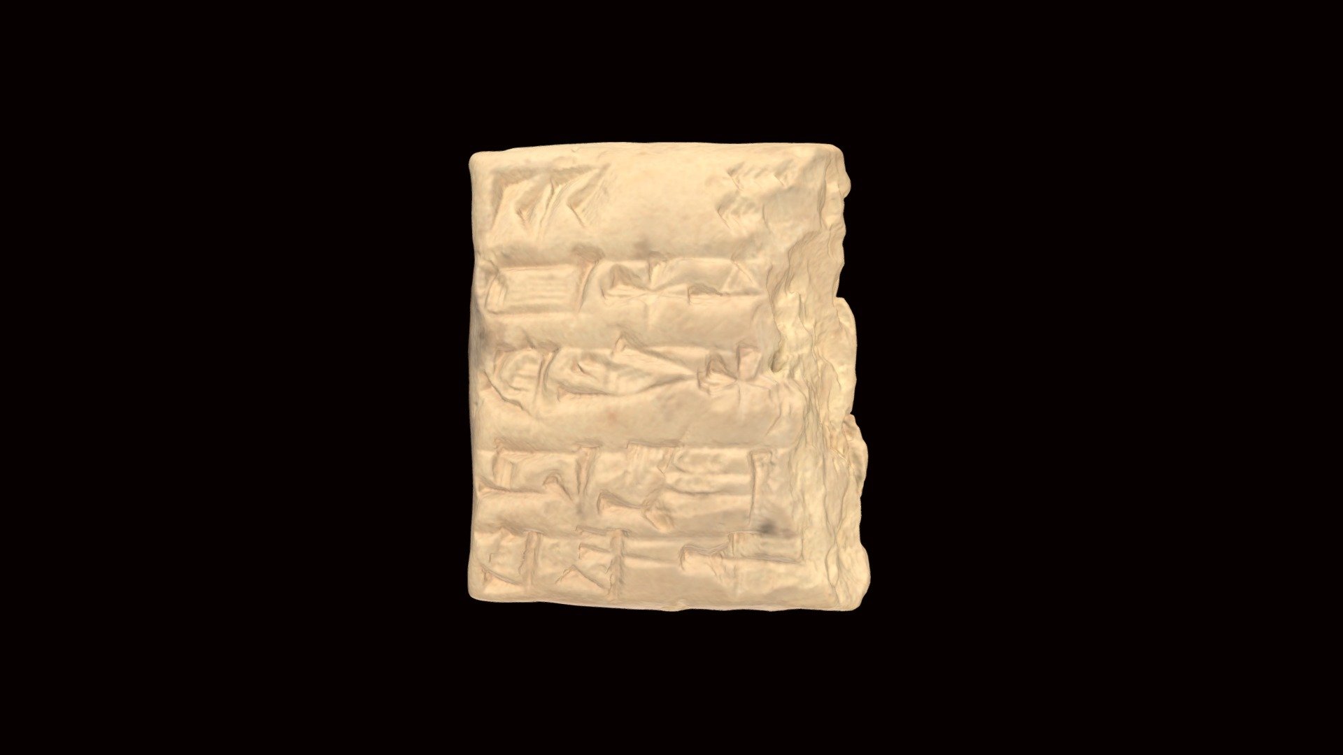 Cuneiform Tablet HMANE1899.2.214 - 3D model by Harvard Museum of the ...