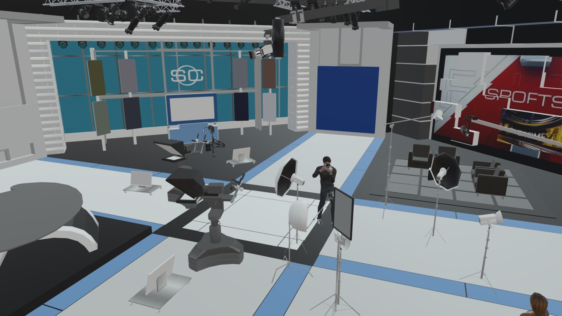 CNN News (Sport Center) - Download Free 3D model by AGUNG.IHACKSTUFF ...