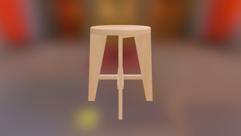 taburetka - 3D model by alexfedar [11ca95c] - Sketchfab