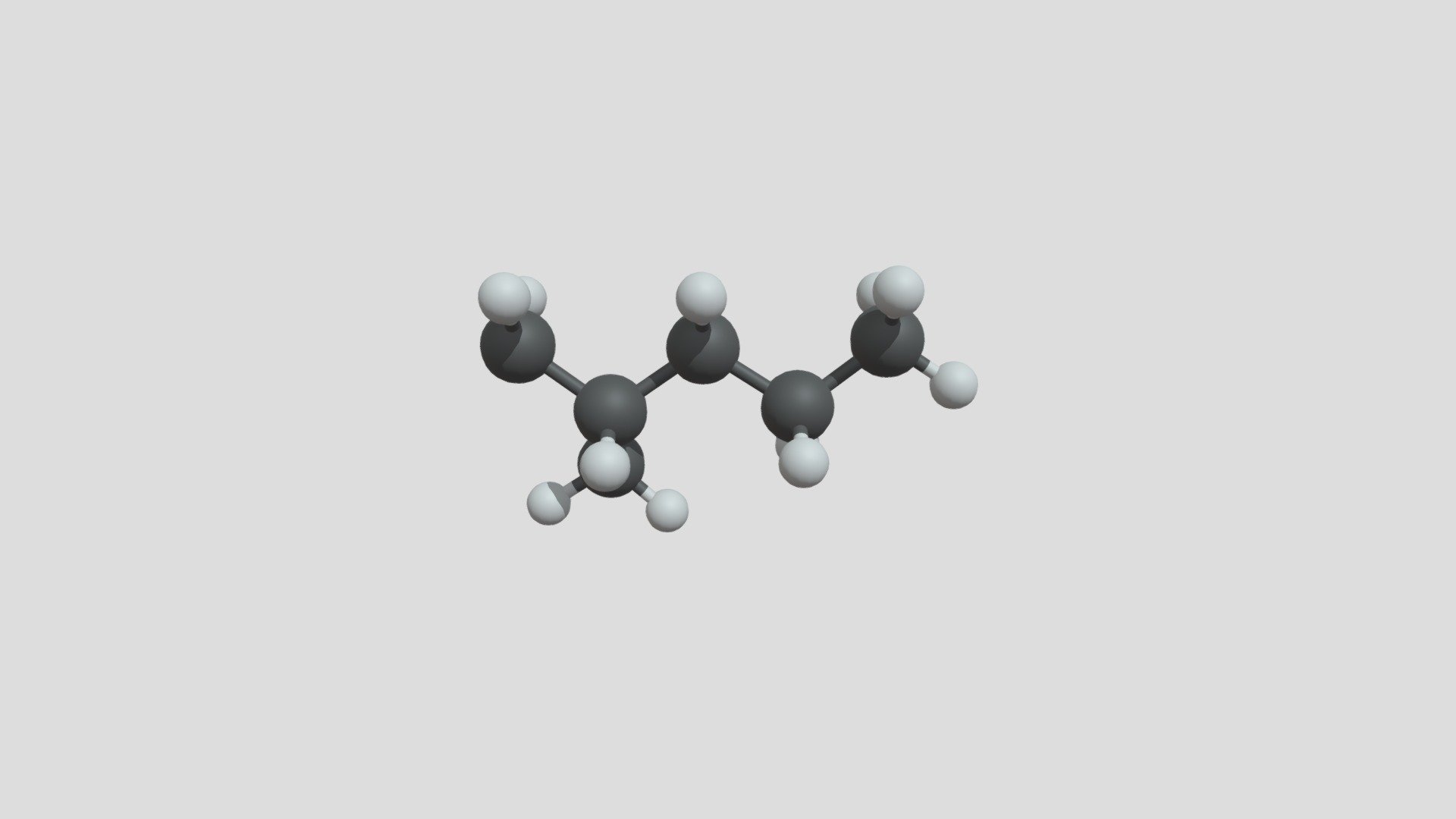 2-methylpentaan - Download Free 3D model by thomasmarianum [11cc117 ...