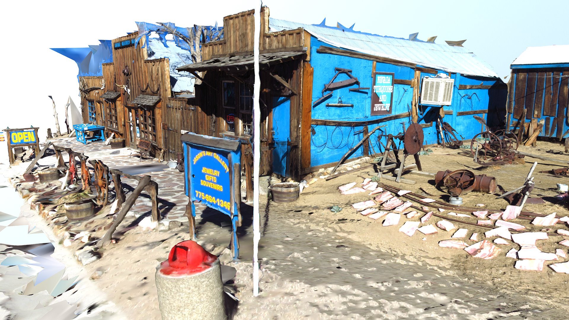 Little Bluebird Mine, Turquoise Shop - 3D model by John Toeppen ...