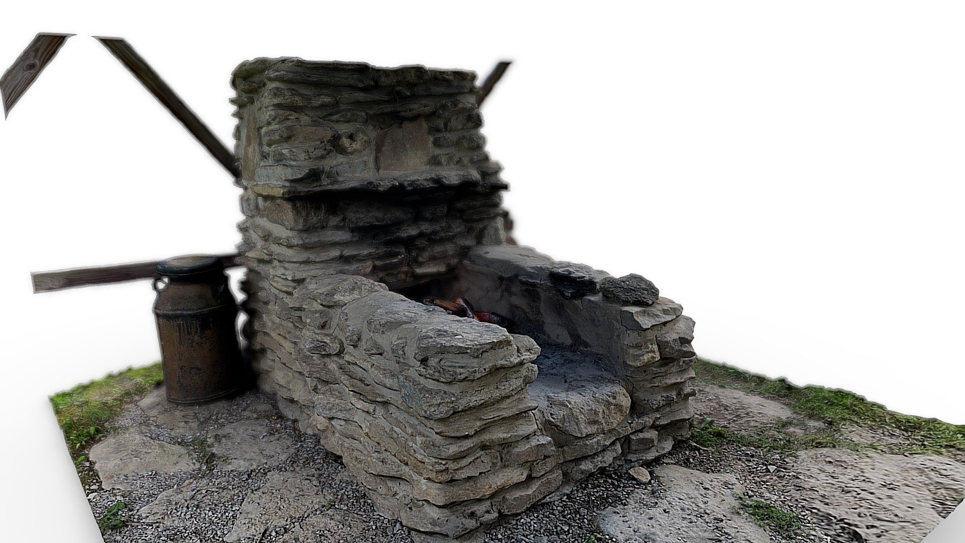 Fire pit - 3D model by makeitmovemedia [11cca1d] - Sketchfab