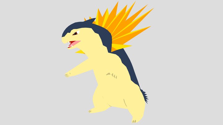 Typhlosion 3D models - Sketchfab