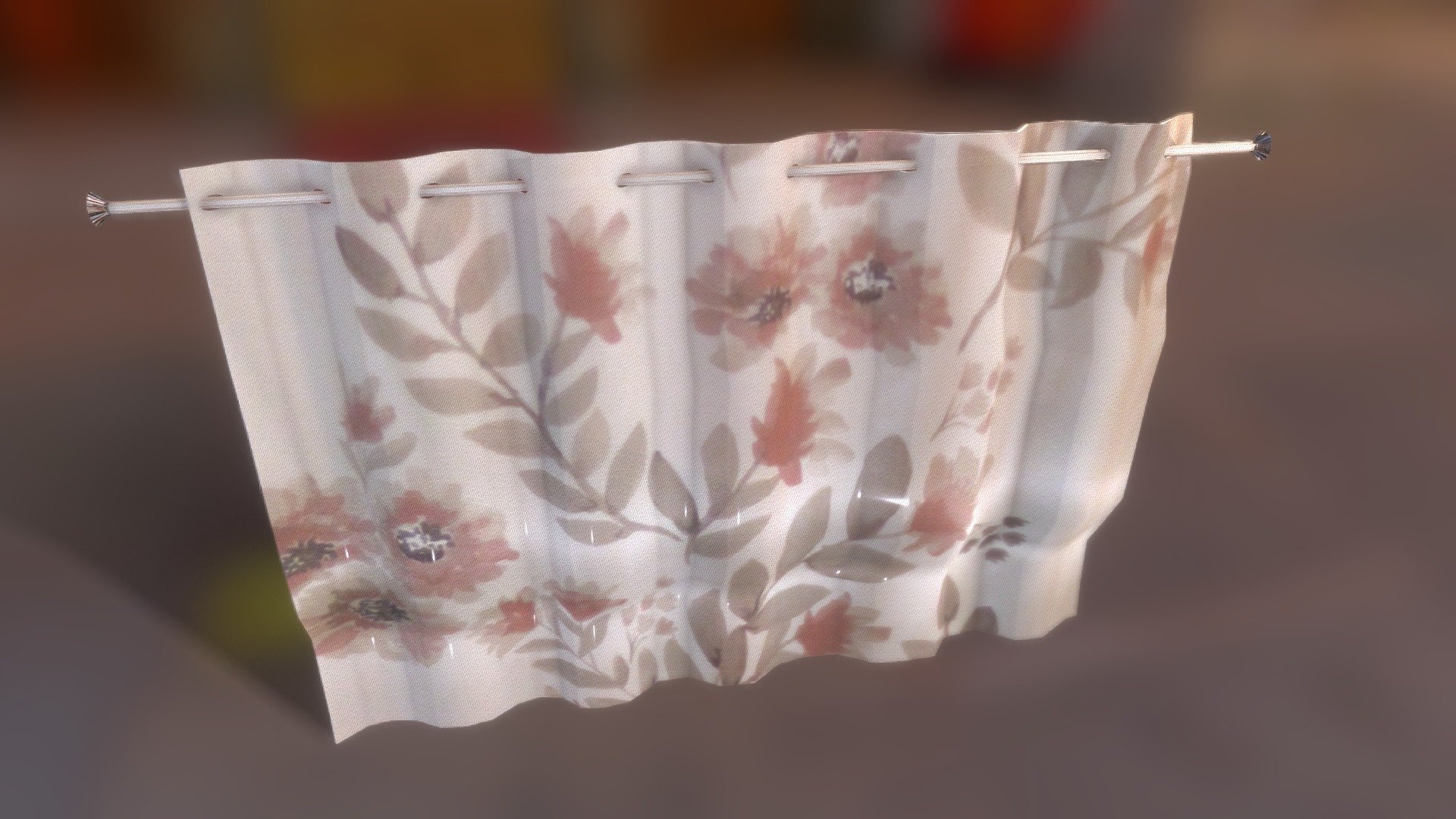 Shower Curtain (Animated) - Buy Royalty Free 3D model by robfitzy ...