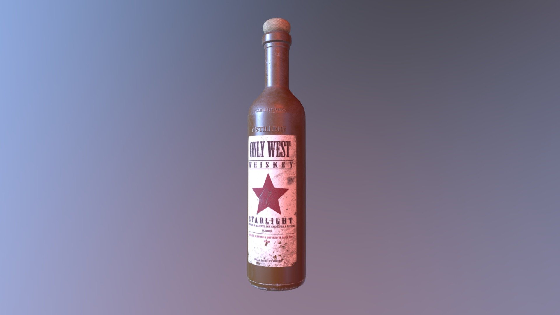 Whiskey Bottle - 3D model by Proxy1992 [11ce3ad] - Sketchfab
