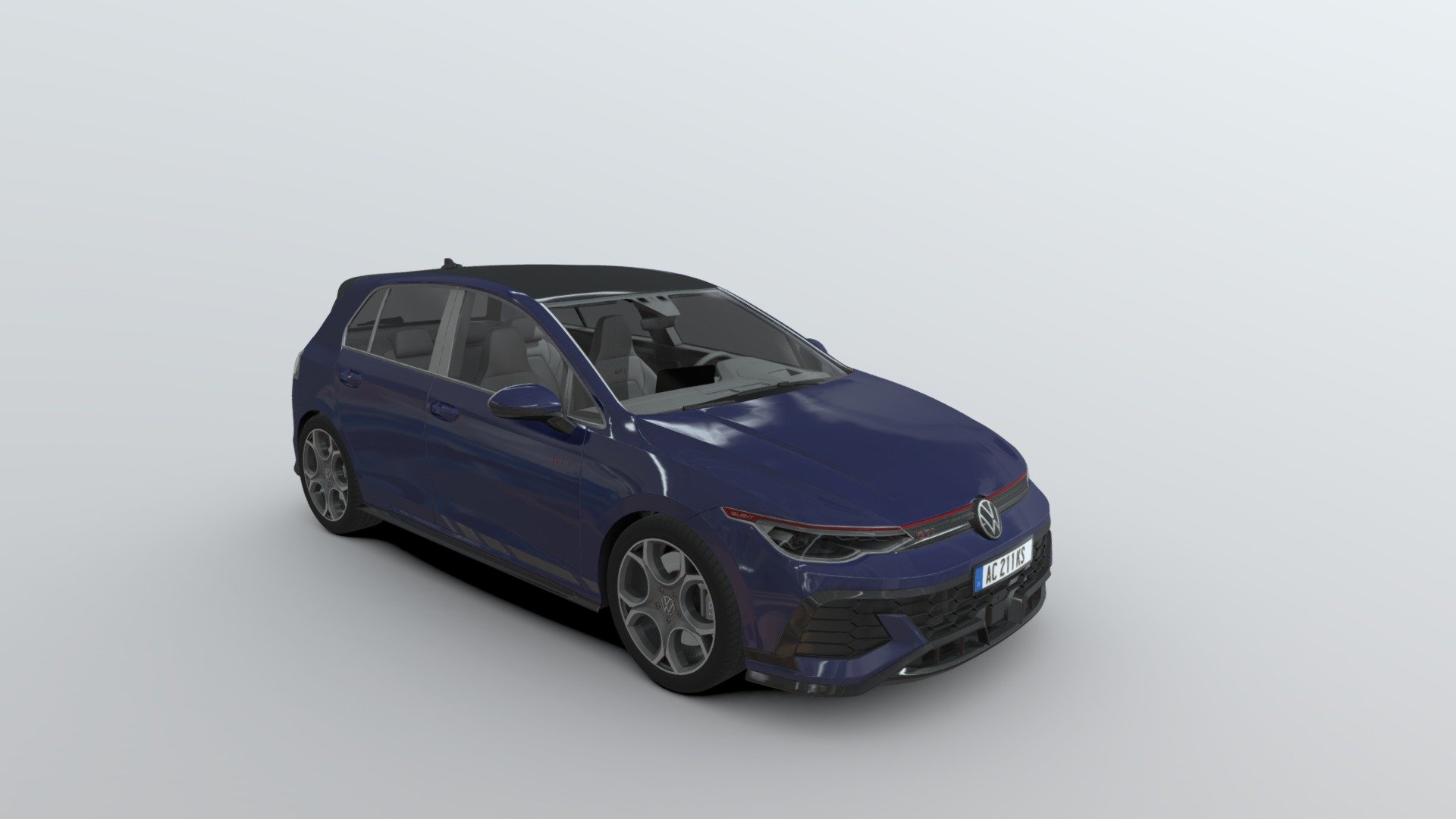 Volkswagen Gold Club Sport - Download Free 3D model by ModelCloud ...