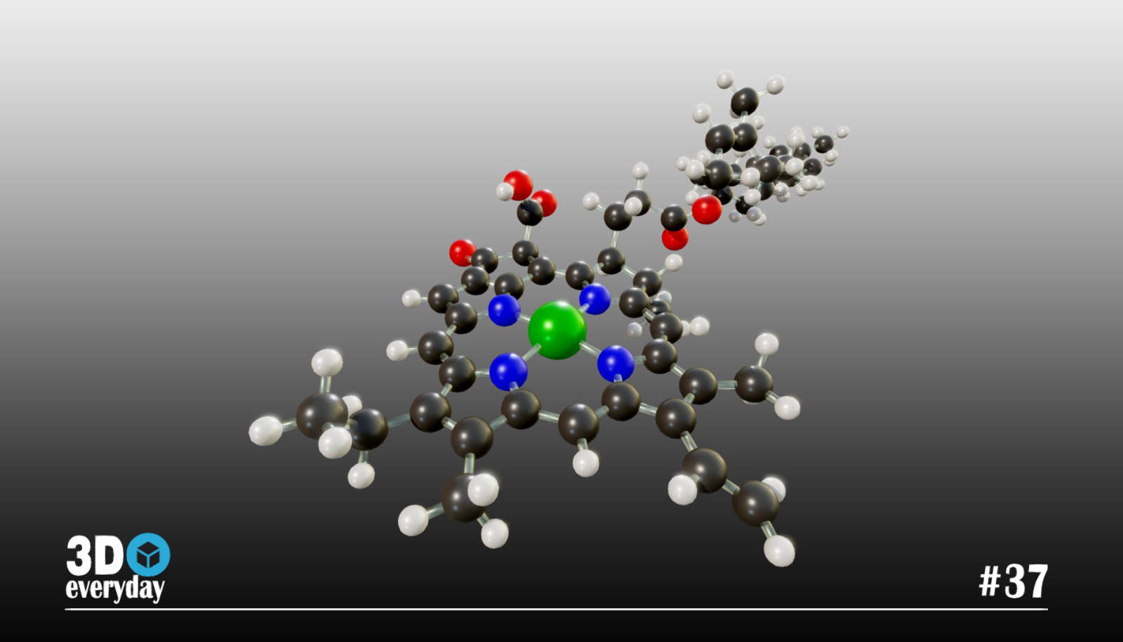 Day#37: Chlorophyll - 3D model by JuanG3D [11cf3a3] - Sketchfab
