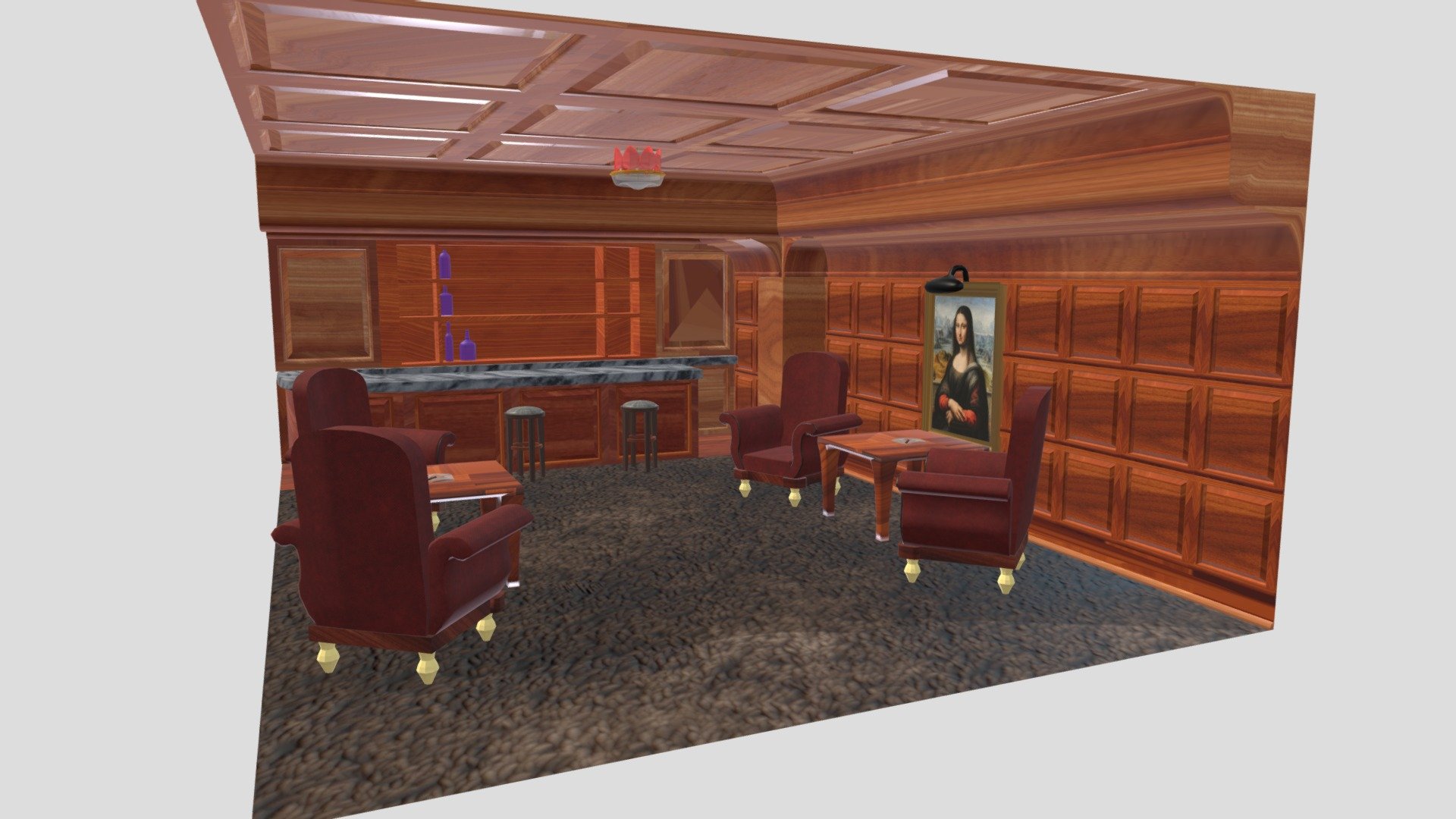 Classic Bar - Download Free 3D model by bilal.o.abali [11d05cf] - Sketchfab