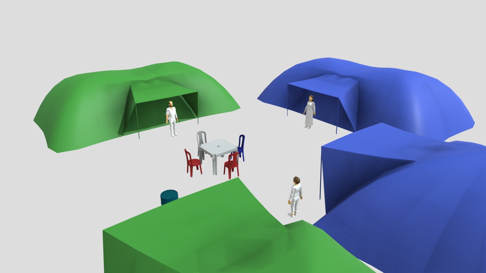 Refugee Camp / Cli-Fi - 3D model by shkelqim.muji [11d0ff0] - Sketchfab