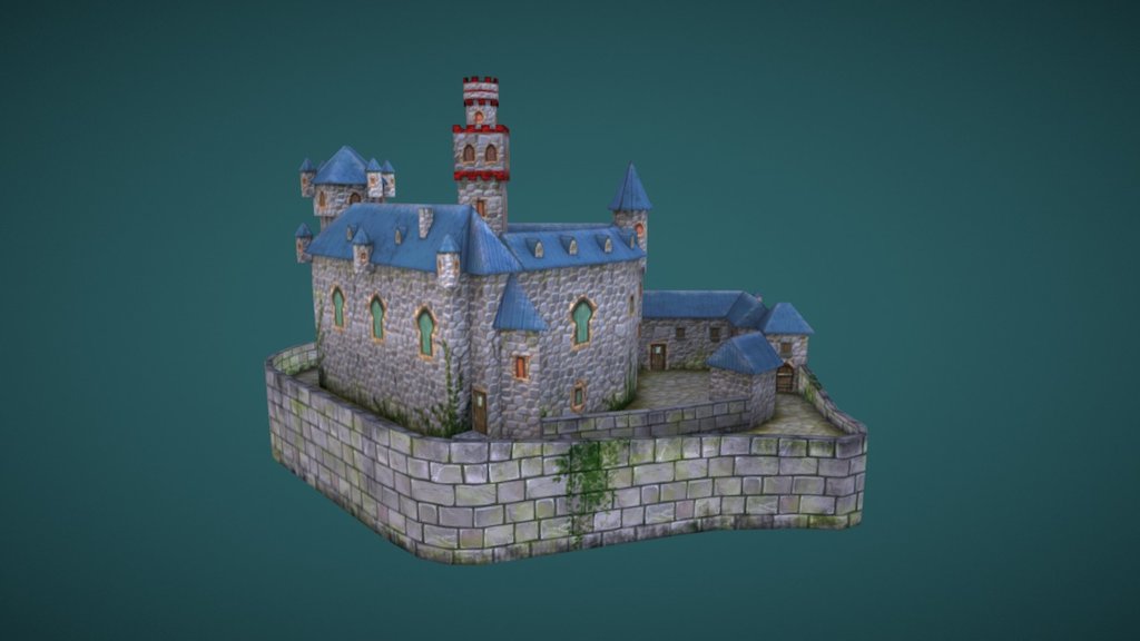 Fantasy Castle - 3D model by Manuela Ichim (@manuela.ichim) [11d1eeb ...