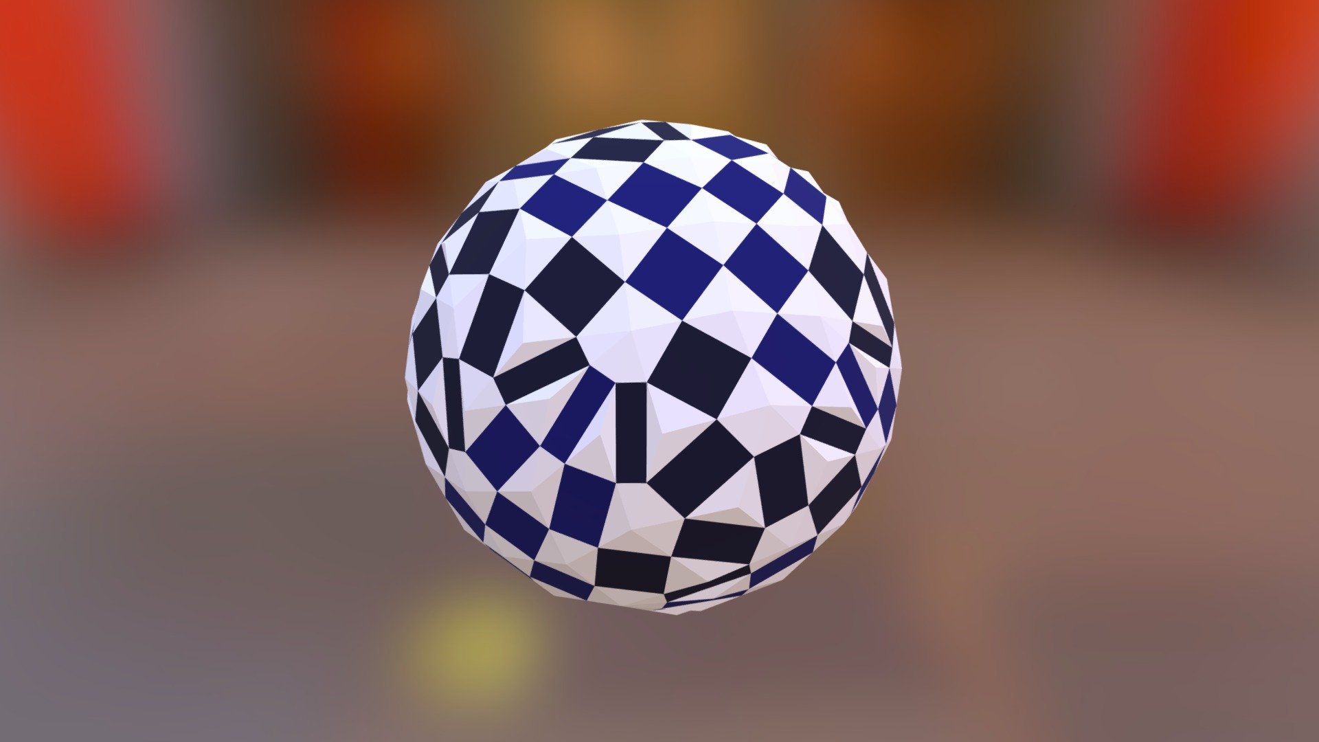 Random Cubemoved Spherical Checker Tiling 6 - 3D model by yoshiaki ...