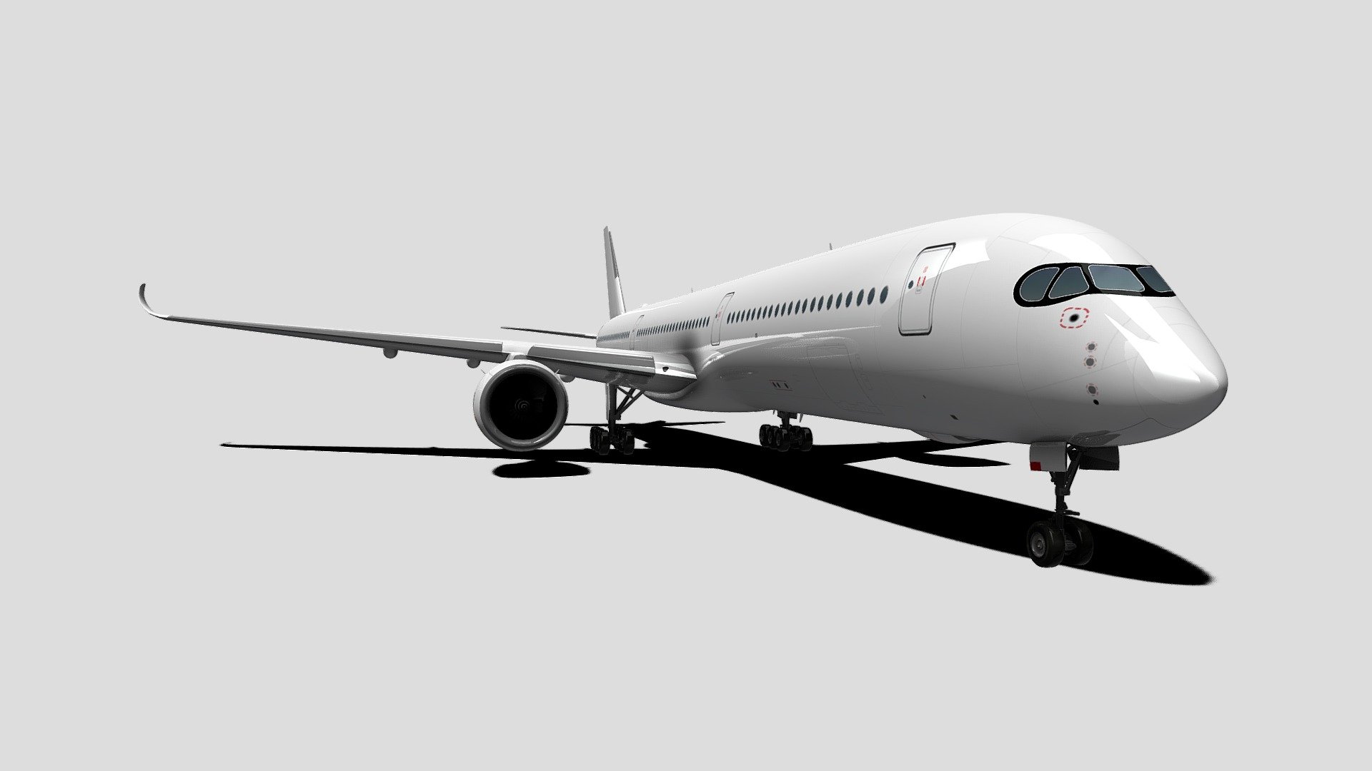 Airbus A350-1000 - 3D model by N.S STUDIOS (@N.S-STUDIOS) [11d2ae2 ...
