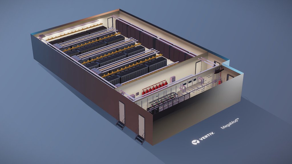 server room - A 3D model collection by wenjv888 - Sketchfab