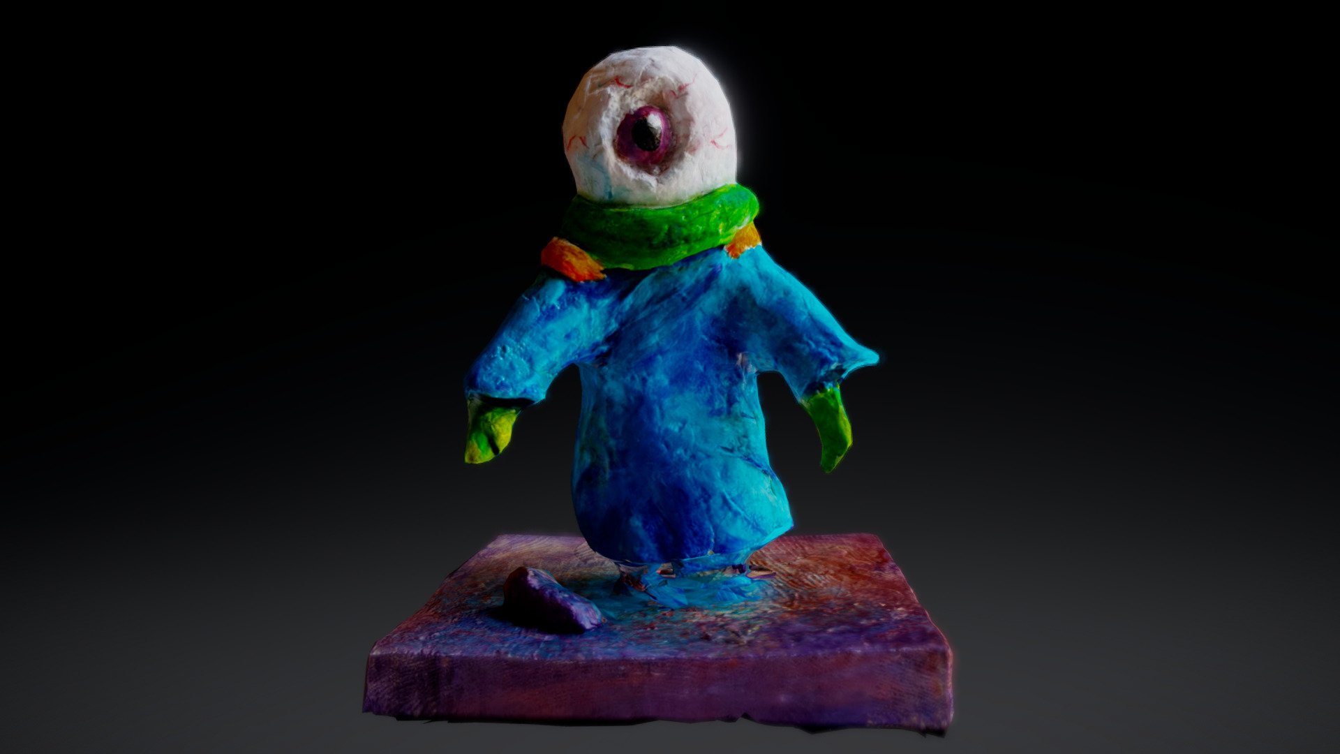 Funky eye - 3D model by P. Reygaerts (@Rustyfly) [11d6781] - Sketchfab