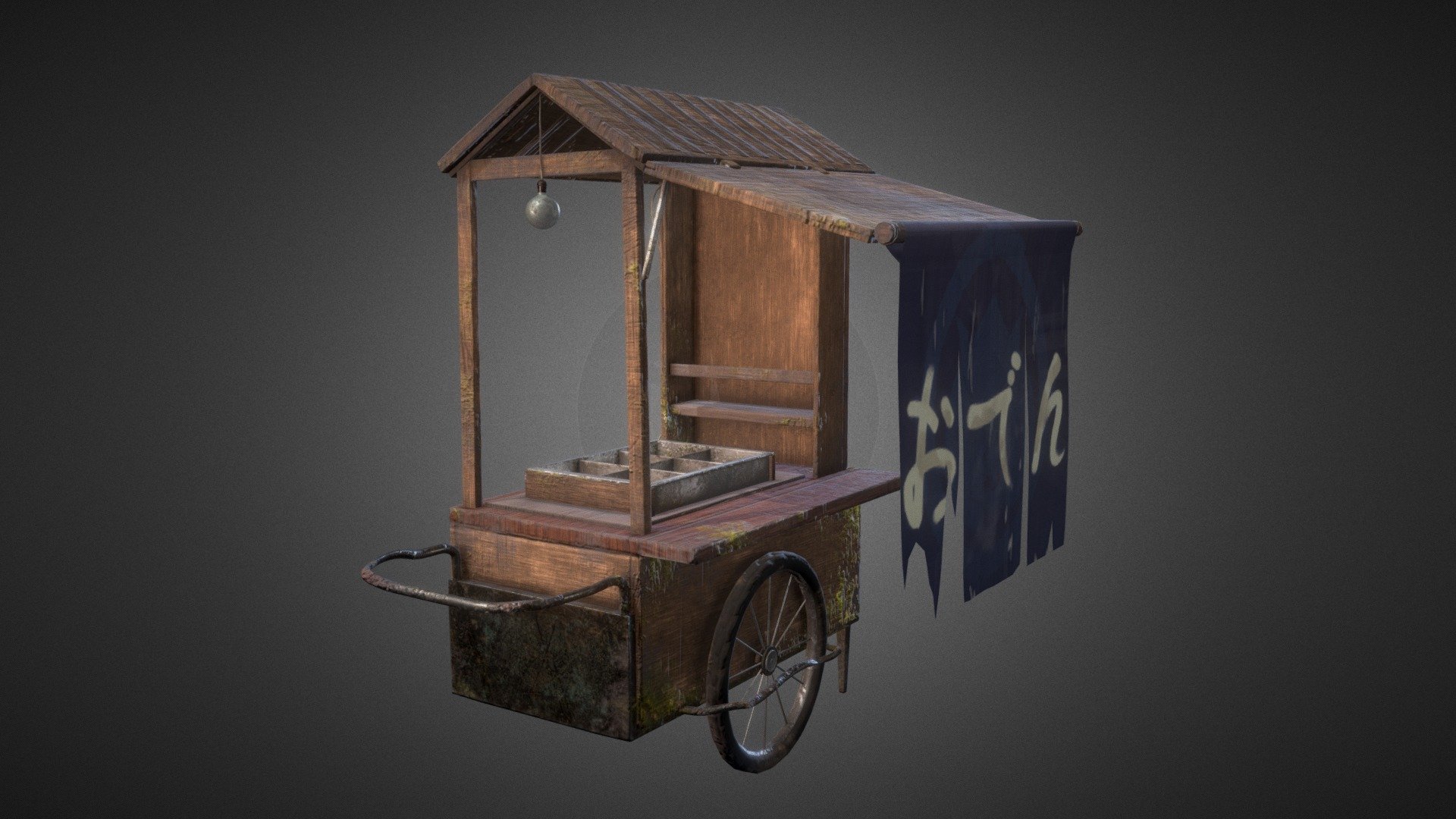 Oden Stand - Lowpoly Game Asset - Download Free 3D model by Chellew ...