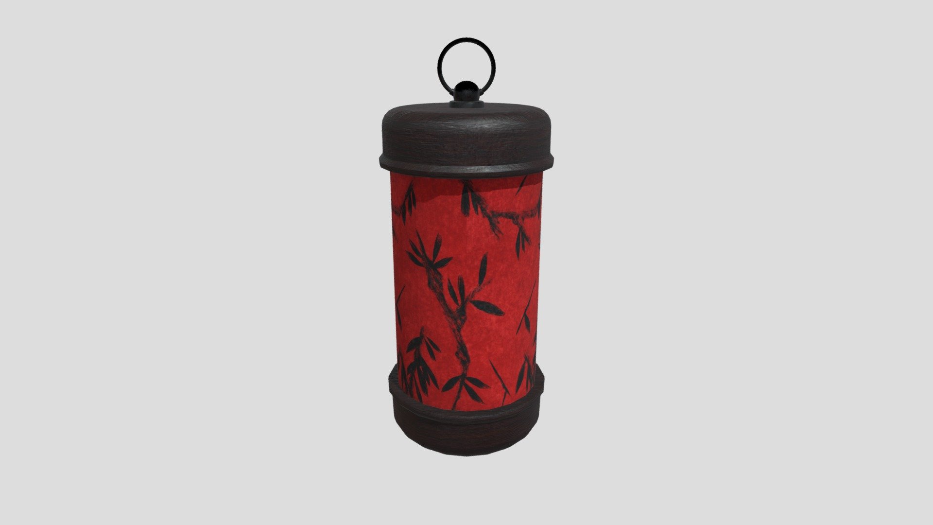 Painted-bamboo Paper Lantern - 3D model by amsiu [11dafca] - Sketchfab