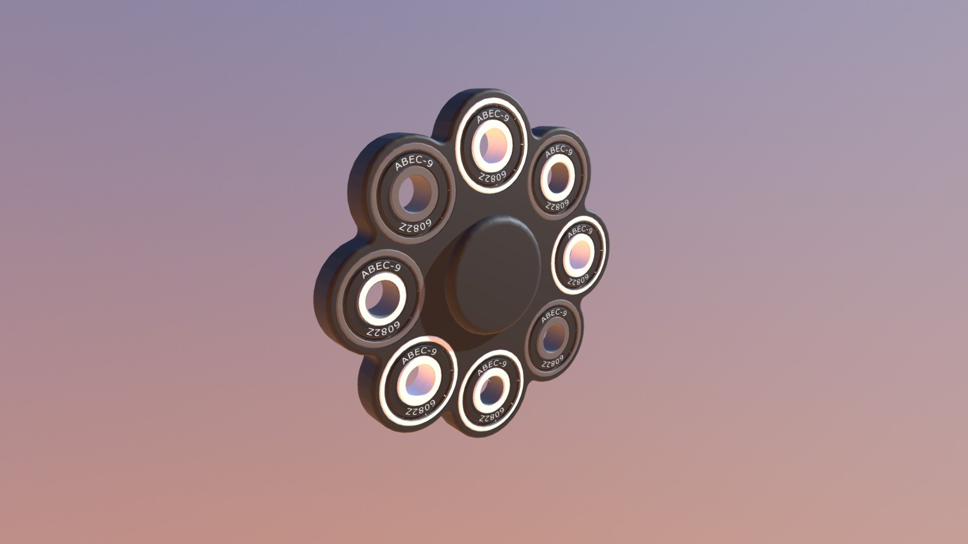 Hand Spinner X8 V7 - 3D model by supmeca [11dd68b] - Sketchfab