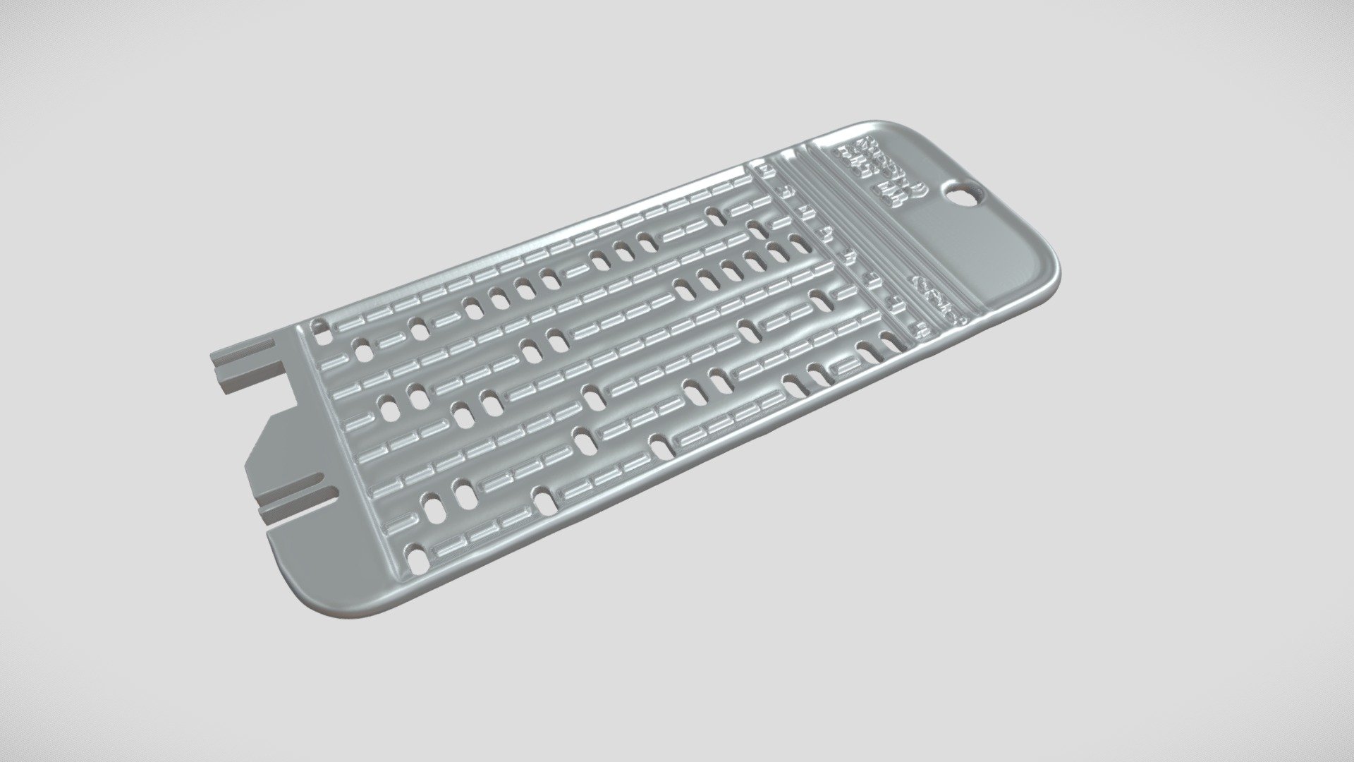 Dog Tag Var1 V4 - 3D model by richardsonpropmakingltd [11dfa09] - Sketchfab