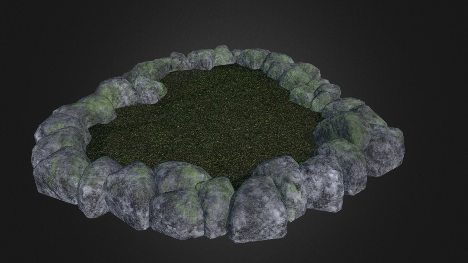 Rock Base for Tree - 3D model by sabiapril [11e0231] - Sketchfab