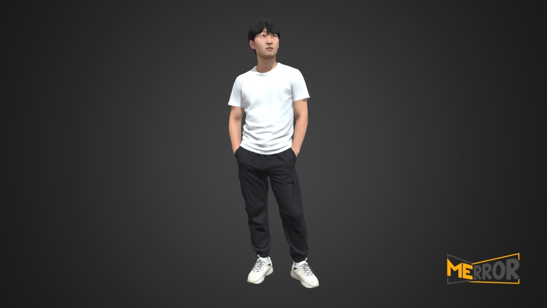 Asian Man Scan_Posed 76 100k poly - 3D model by ME.RROR Studio (@merror ...