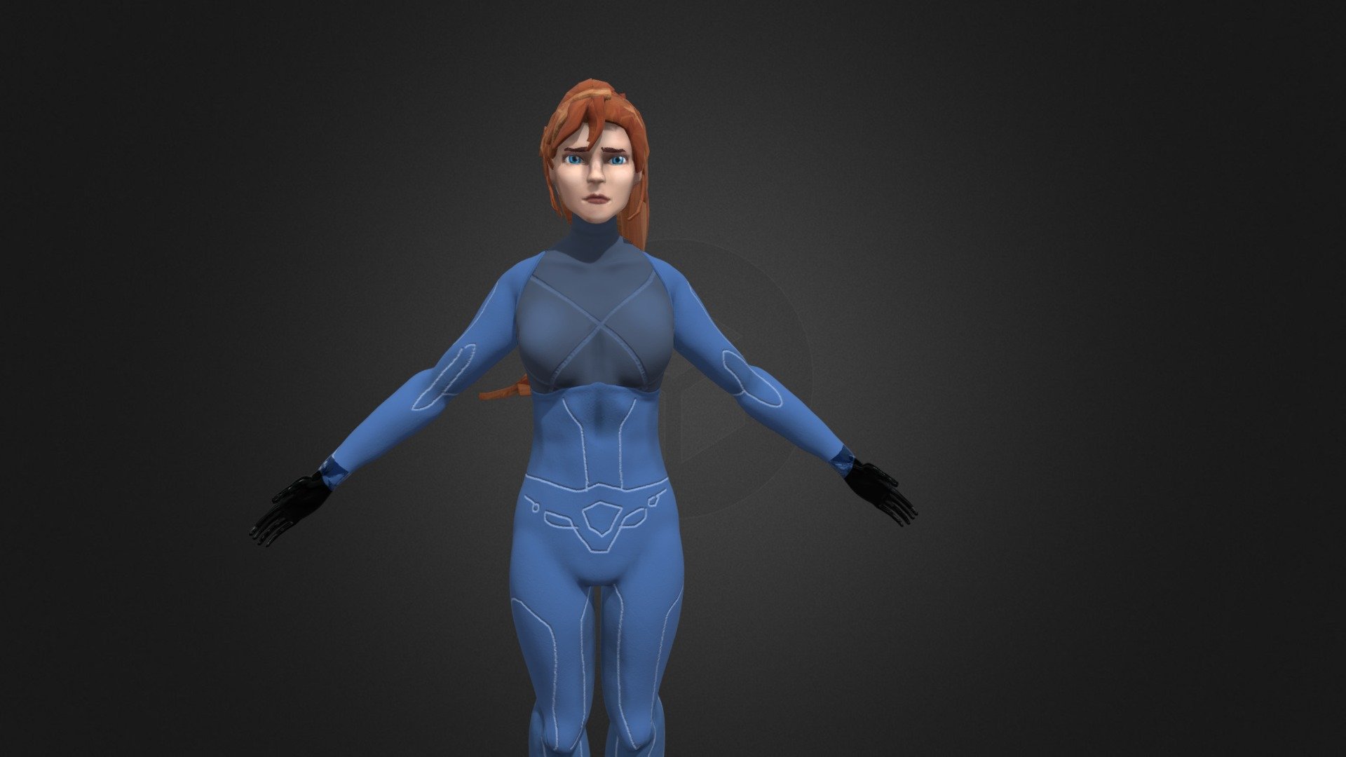 Elsa Bloodstone - 3D model by Jing (@jingrulim) [11e33e1] - Sketchfab
