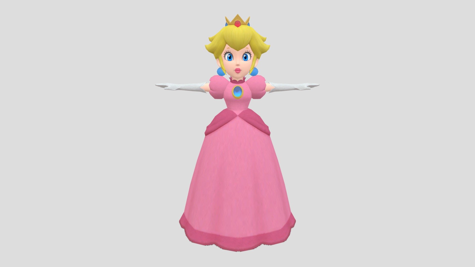 Peach (Mario Kart 8 Deluxe) - Download Free 3D model by Austin ...