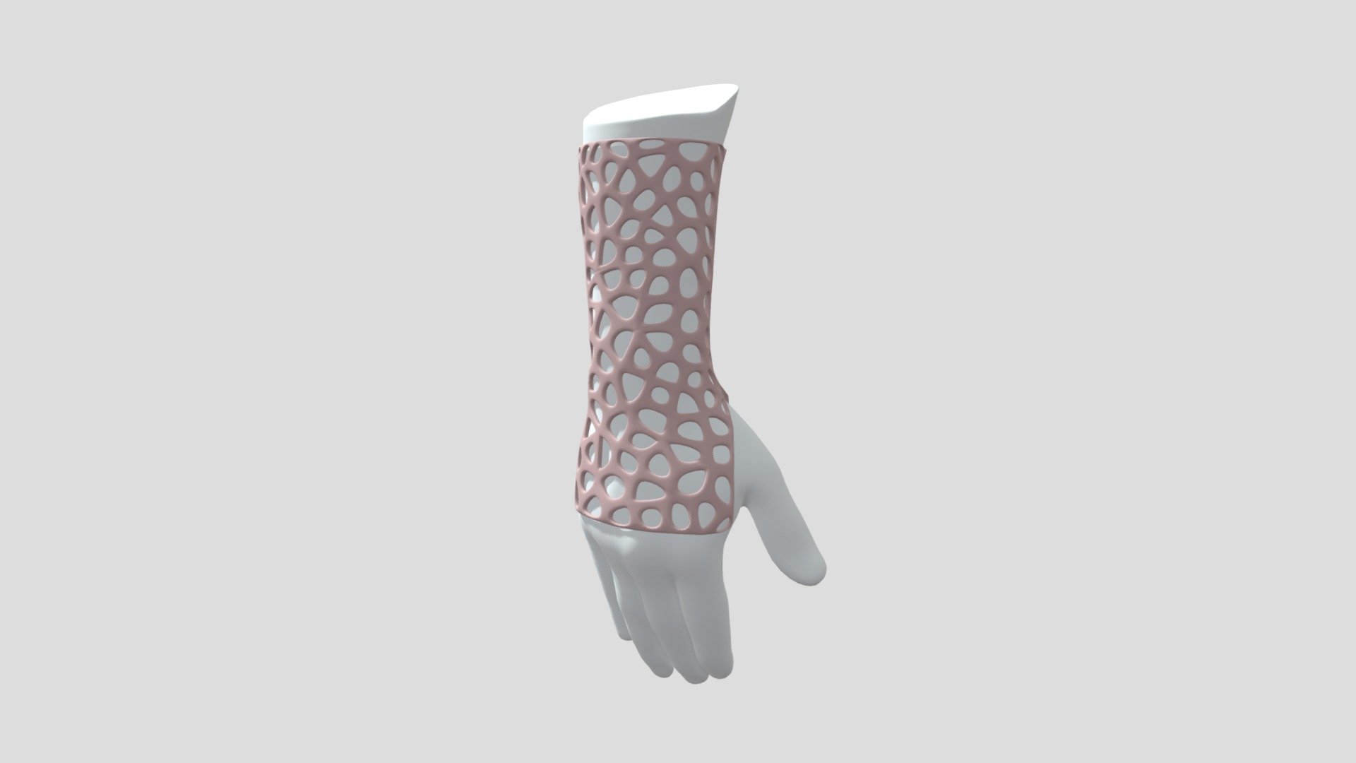 PRINTABLE ARM CAST 3D - 3D model by erman.olmus [11e75c3] - Sketchfab
