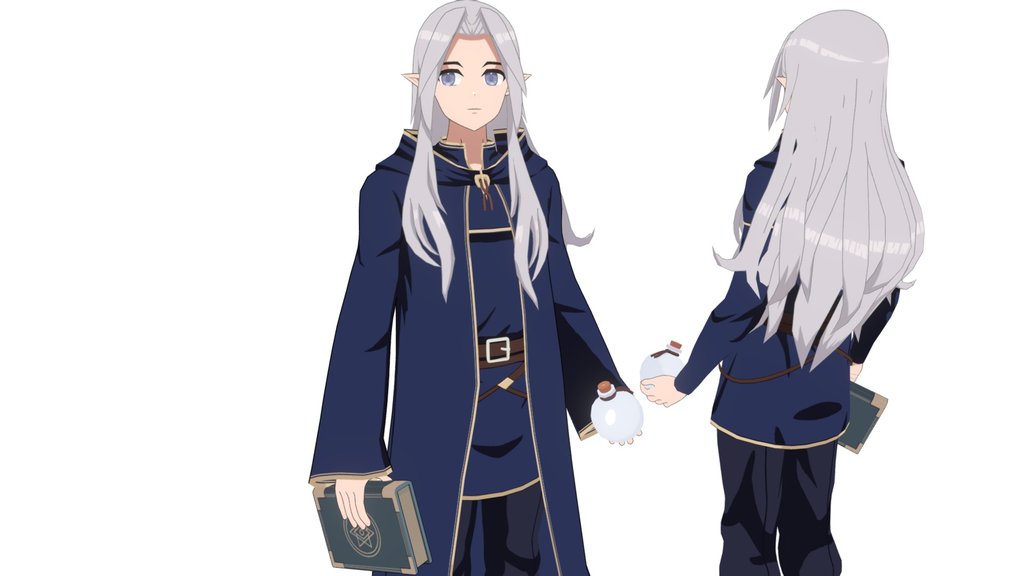 Anime RPG 3D Character Pack - A 3D model collection by LessaB3D – Game ...