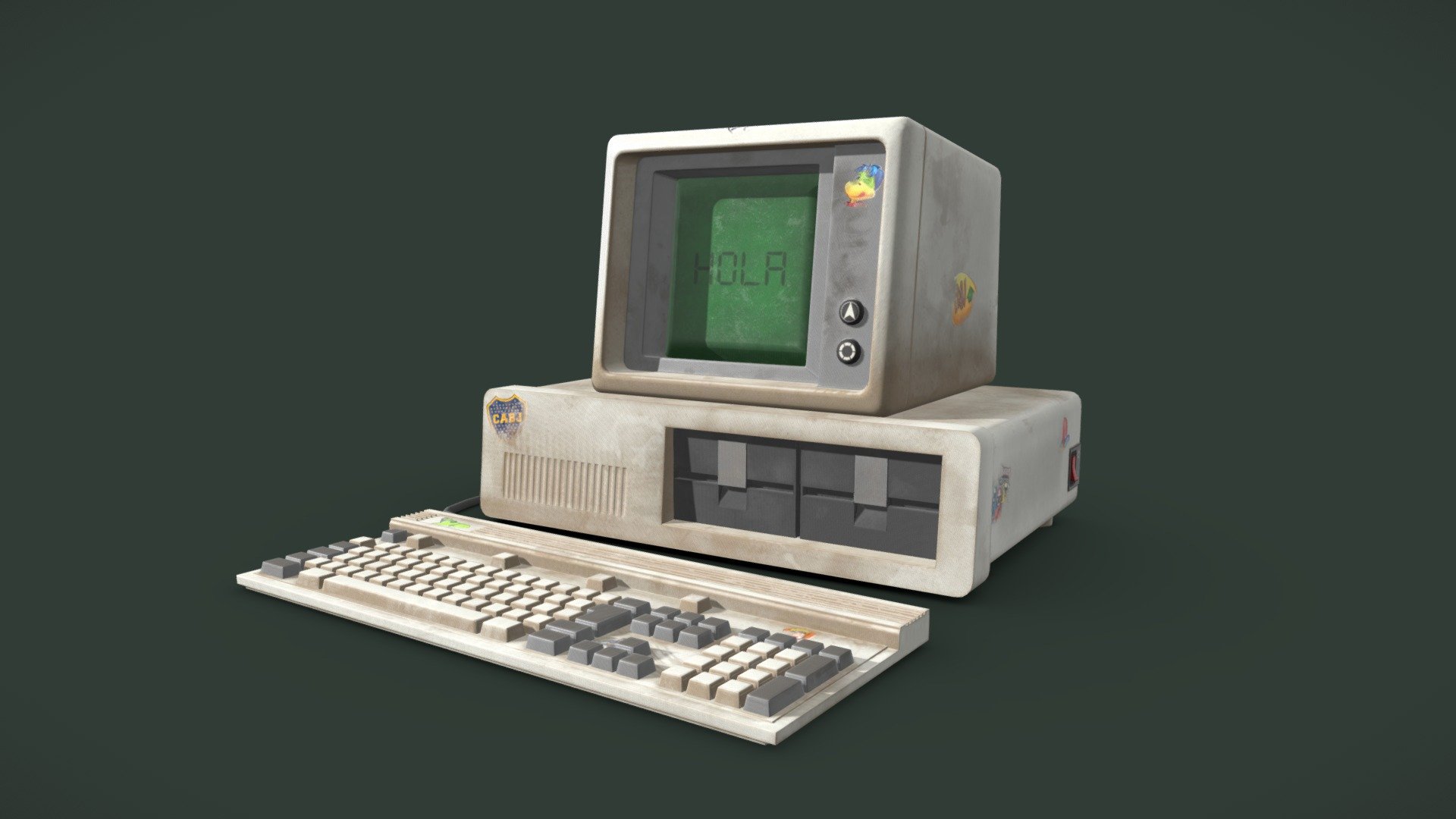 Old Computer | Version Argentina - 3D model by florencia.damore ...