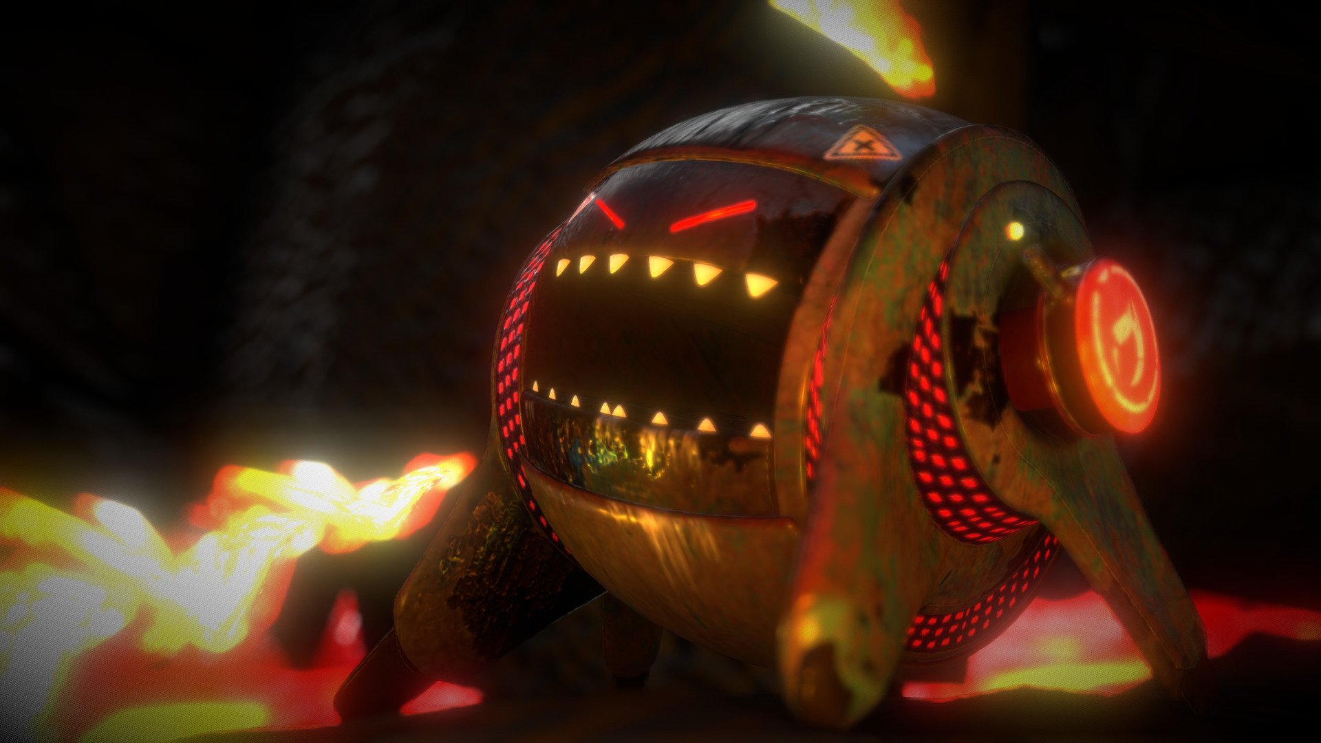 lava cave - final stage #gamebosslondon - 3D model by eindreas [11ebe00 ...