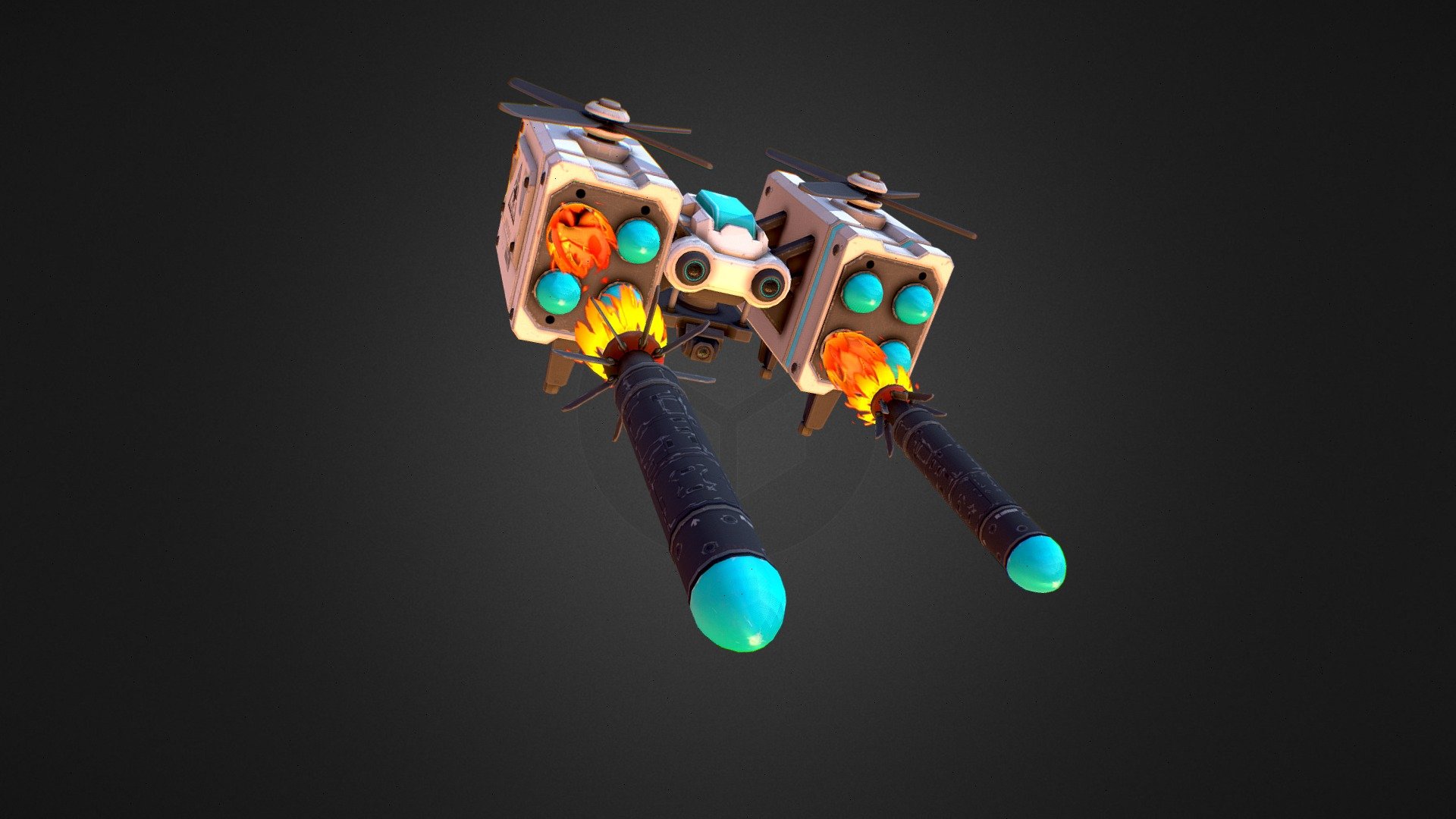 Blue Archive - Abydos Drone(Shiroko) - 3D model by EHOT (@EHOT96 ...